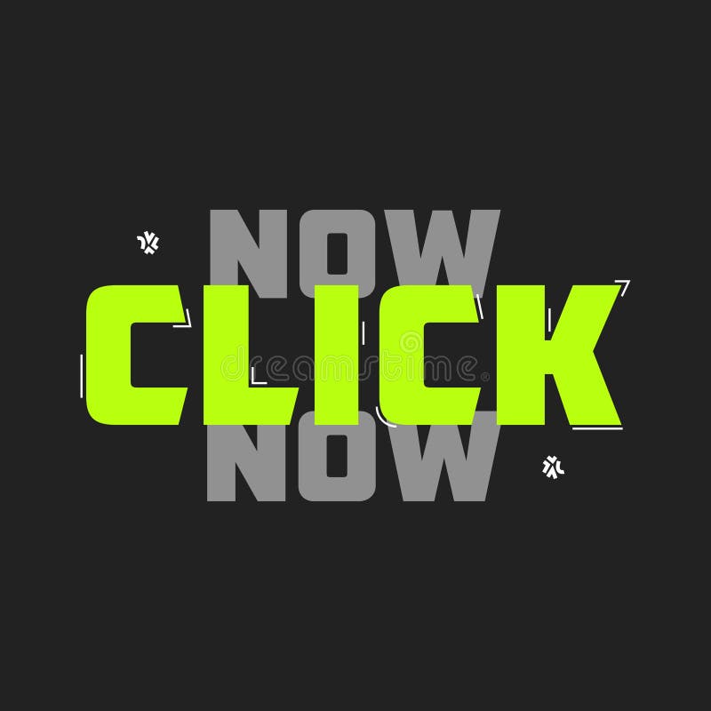 Clicknow Stock Illustrations – 1 Clicknow Stock Illustrations, Vectors ...