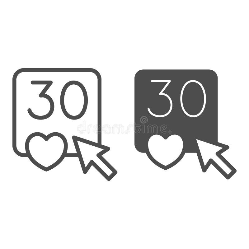 Thirty Heart Vector Stock Illustrations – 203 Thirty Heart Vector Stock ...