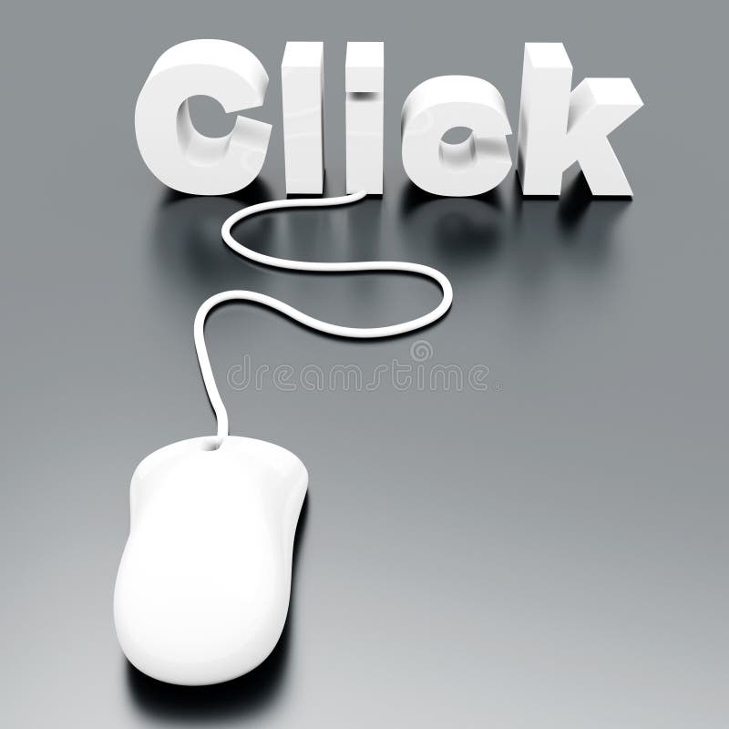 Click stock illustration. Illustration of shop, icon - 72742939