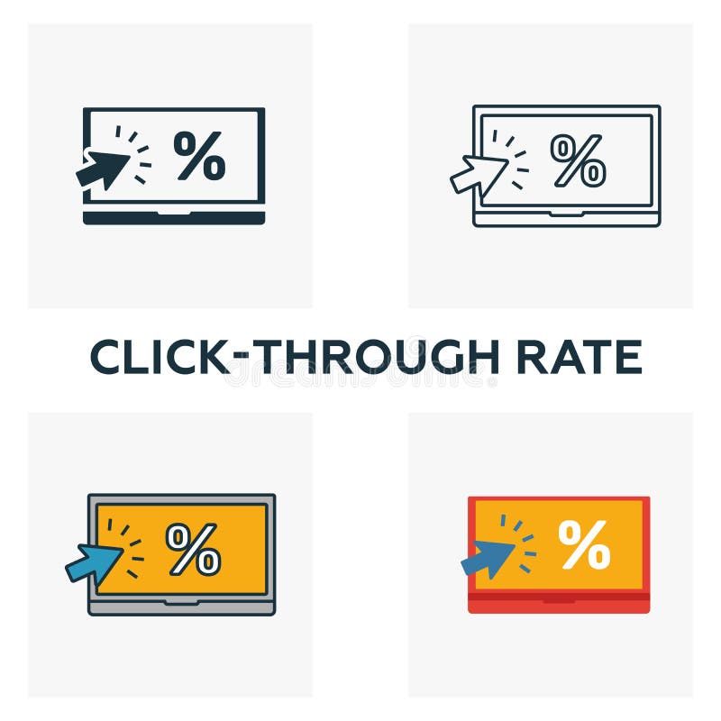 Click Rate Icon Stock Illustrations – 1,240 Click Rate Icon Stock ...