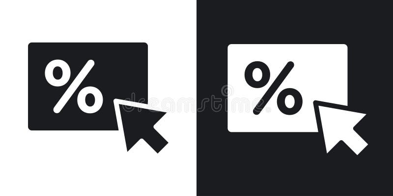 Click through Rate Icon Vector Stock Vector - Illustration of icon ...