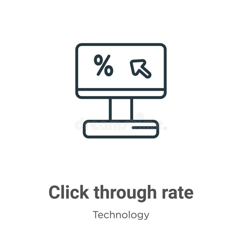 Click Rate Icon Stock Illustrations – 1,081 Click Rate Icon Stock ...