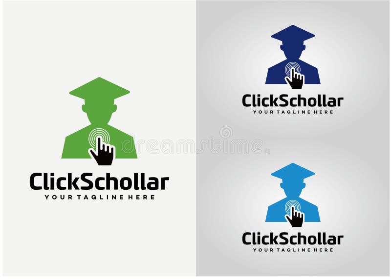 Click School Logo Design Template Stock Vector - Illustration of ...