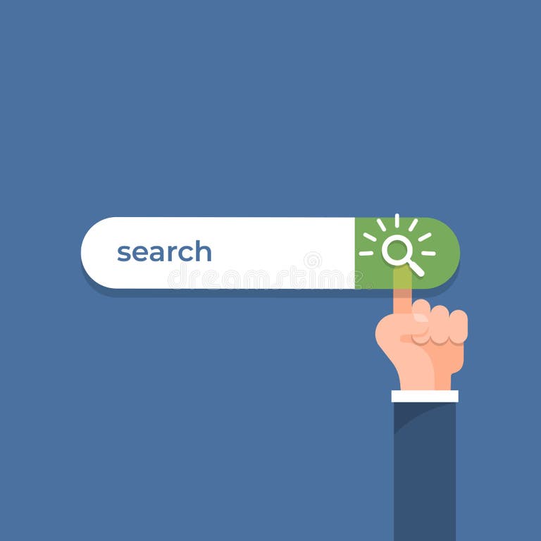 Click search bar stock vector. Illustration of design - 123043396