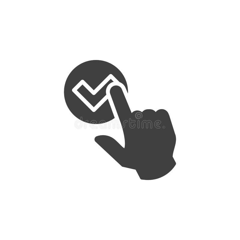 Click select, vector icon stock vector. Illustration of simple - 188843556