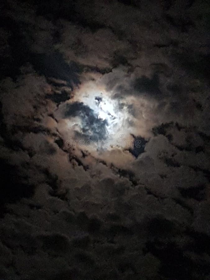Cloudy moon stock image. Image of throwing, cloud, covered - 139368077
