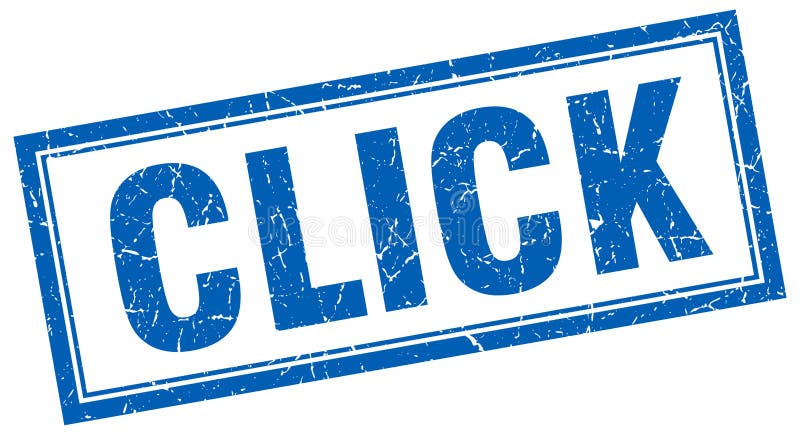 Click stamp stock vector. Illustration of rubber, grungy - 125212785