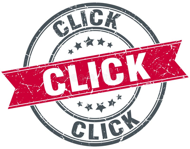 Click stamp stock vector. Illustration of white, click - 120322540