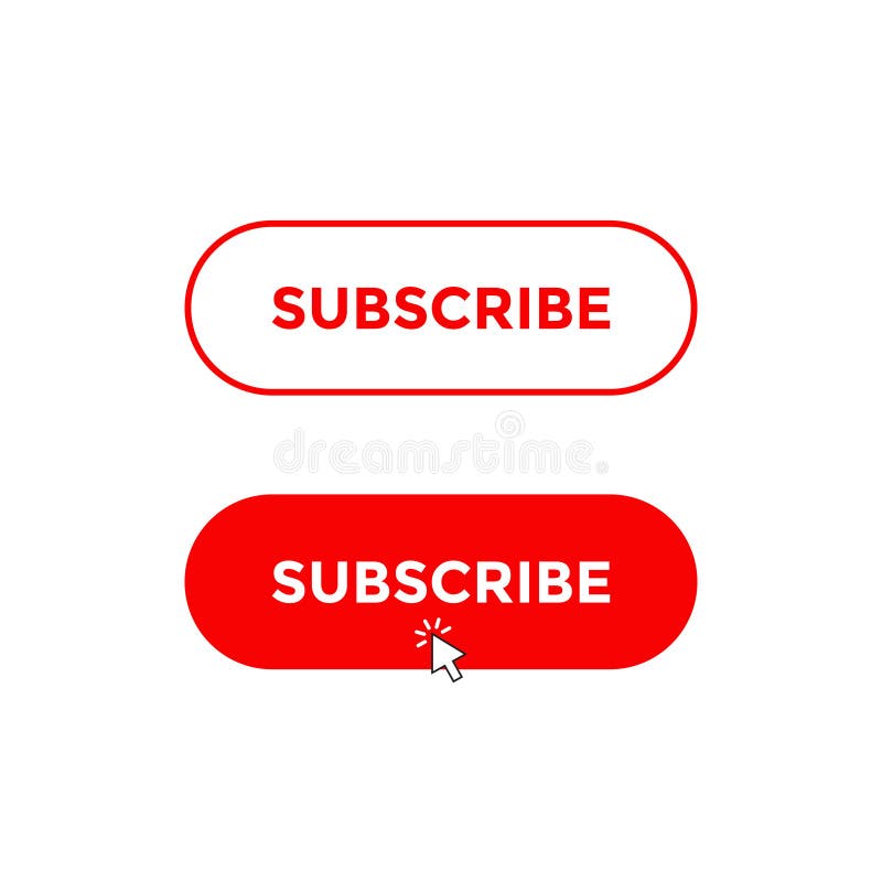 Click Subscribe Button Icon Vector in Flat Style Stock Vector ... Click Subscribe Button Icon Vector in Flat Style Stock Vector ...