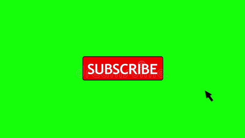 Click On The Subscribe Youtube Button On A Green Background Abstract 3d Render Background