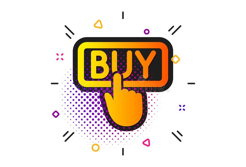 Click To Buy Icon. Online Shopping Sign. Vector Stock Vector ...