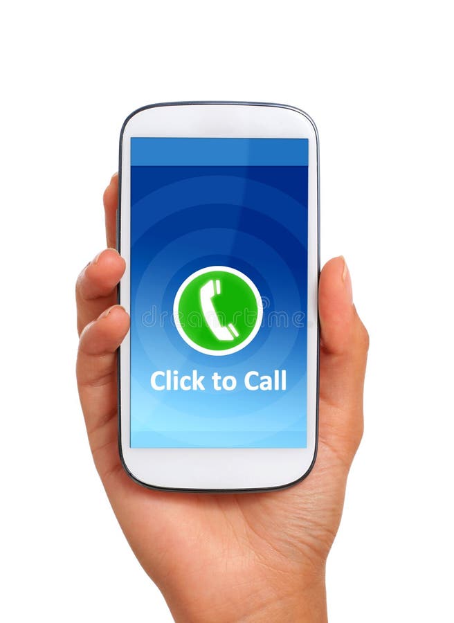 Click to call concept stock photo. Image of call, giving - 50532872