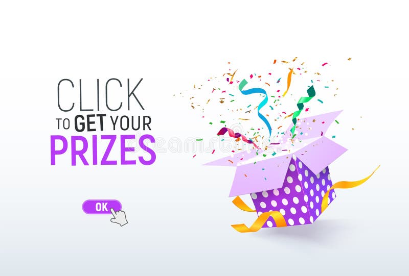 Prizes Box Stock Illustrations 522 Prizes Box Stock Illustrations Vectors And Clipart Dreamstime