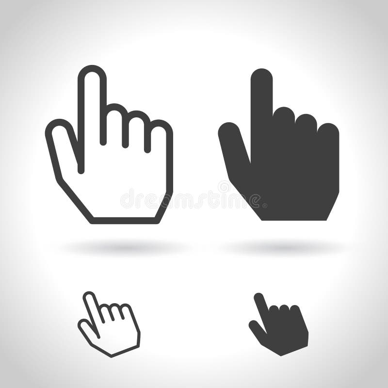 Click Touch Screen, Hand with Mobile, Smartphone Icon. Vector. Stock ...