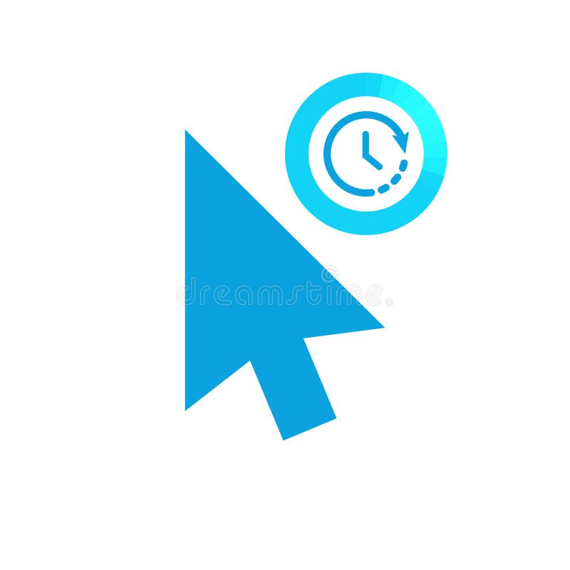Click Vector Icon, Cursor Symbol with Check Sign. Cursor Arrow Icon and ...