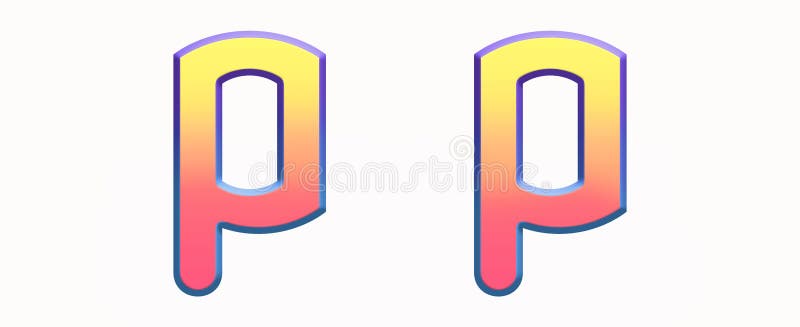 Clicker Font Fonts Gradient Sans Serif Alphabet Letters Calligraphy ...