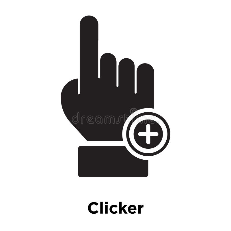 Clicker Concept Vector Linear Icon Isolated on Transparent Background ...