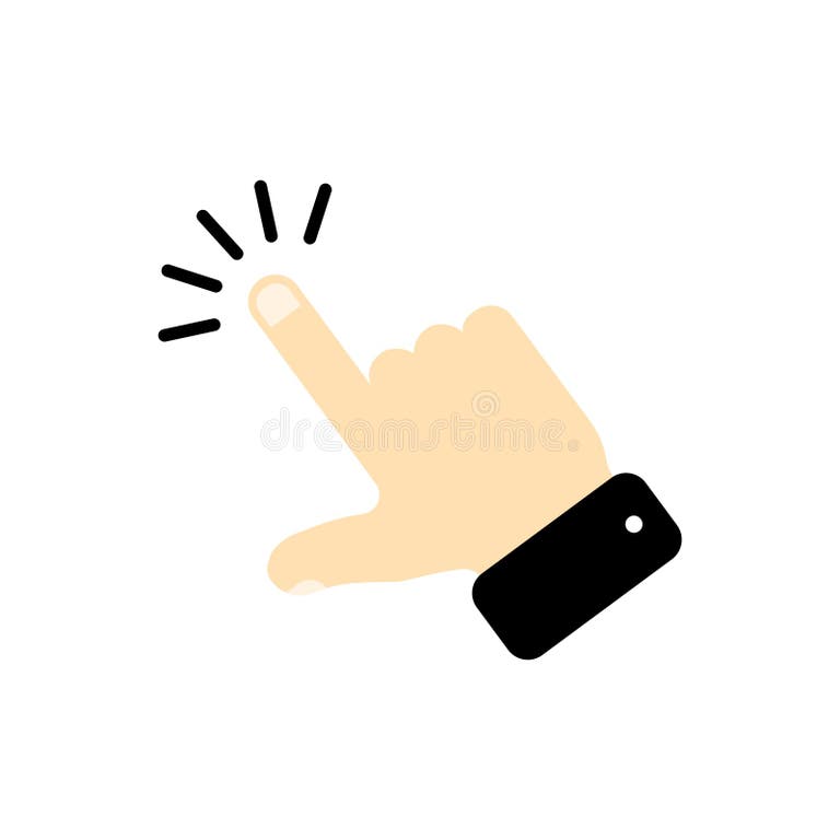 Mouse Cursor Points Stock Illustrations – 235 Mouse Cursor Points Stock ...