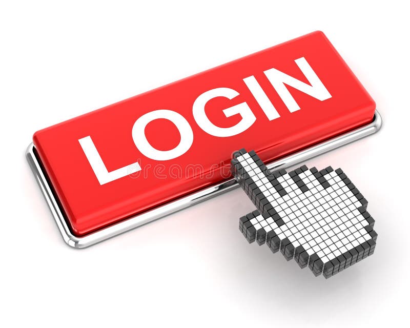 Red Login Button