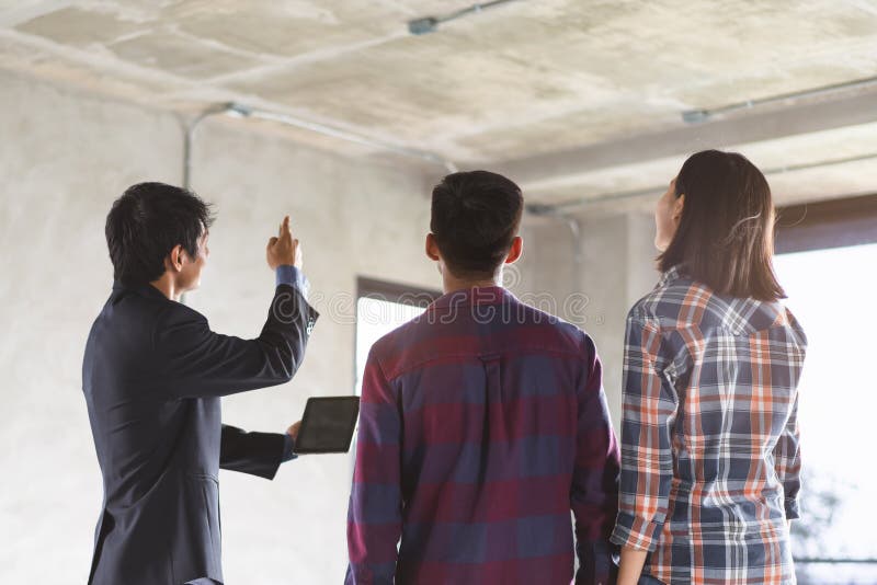 Client and contractor stock photo. Image of contractor - 96233808