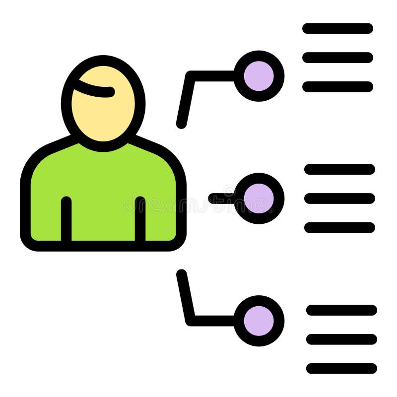 Client Data Icon Outline Vector. Customer Account Stock Vector ...