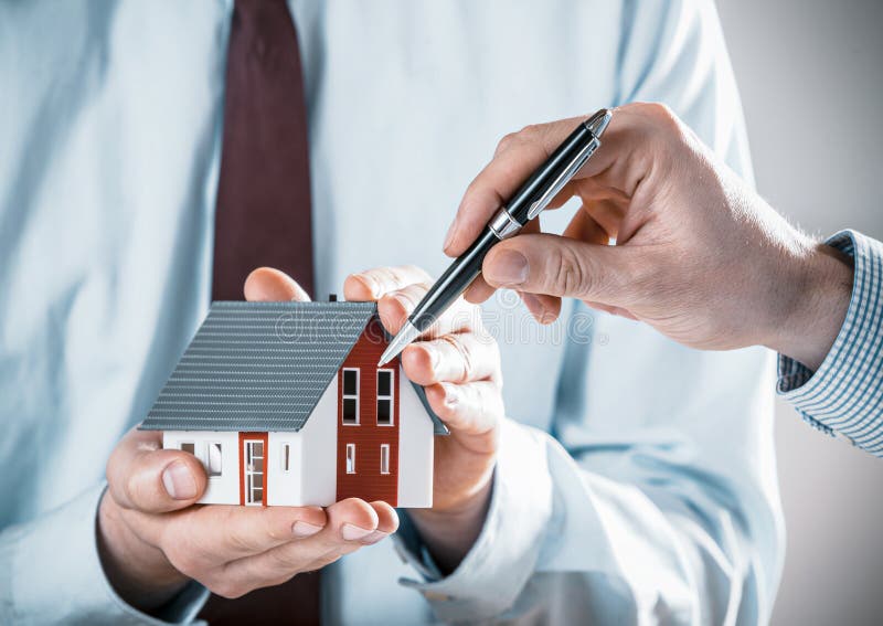 House Owner and Architect Discussing Insulation Stock Image - Image of ...