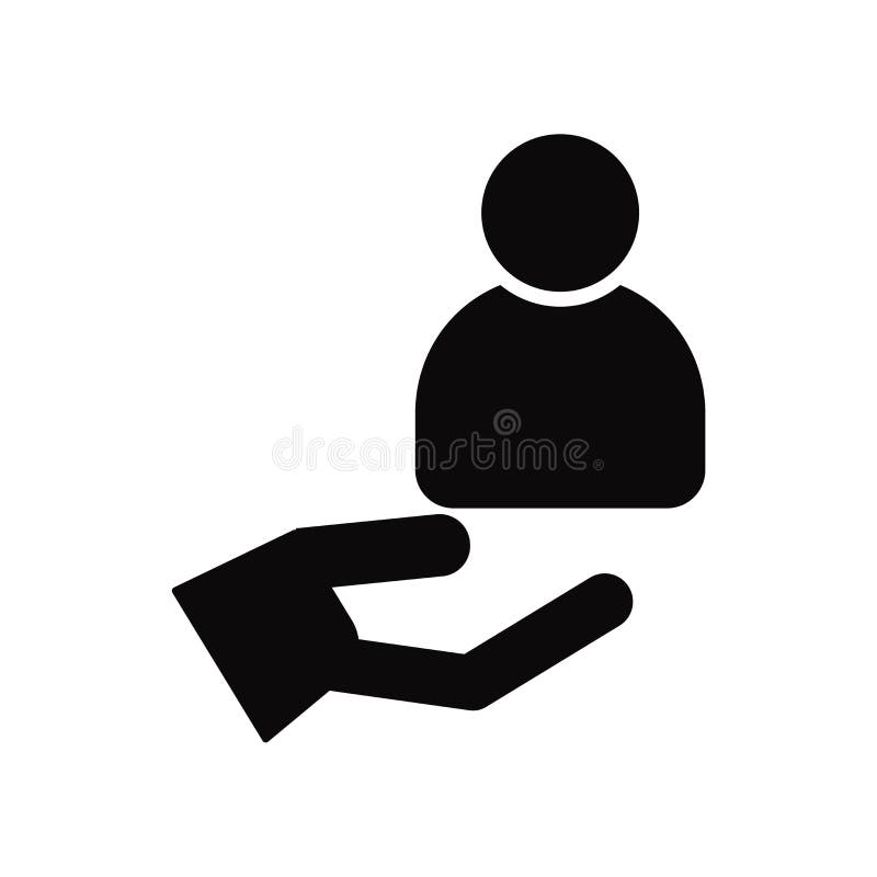 Client Icon Vector Isolated on White Background, Client Sign , Black ...