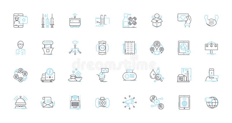 Client Relations Linear Icons Set. Trust, Communication, Satisfaction ... Client Relations Linear Icons Set. Trust, Communication, Satisfaction ...