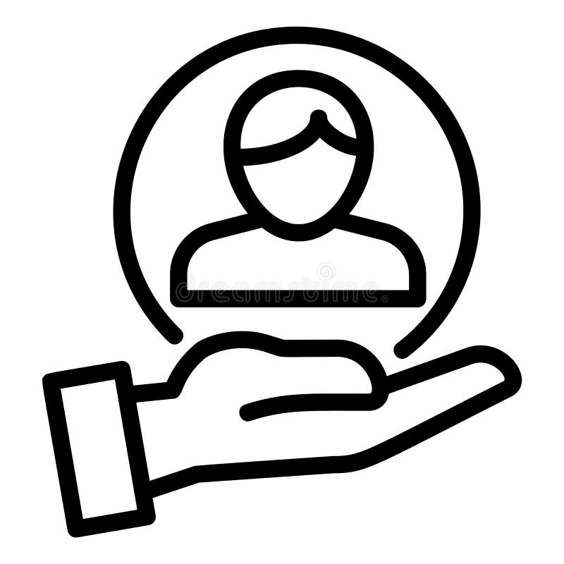 Client Retention Icon, Outline Style Stock Vector - Illustration of ...