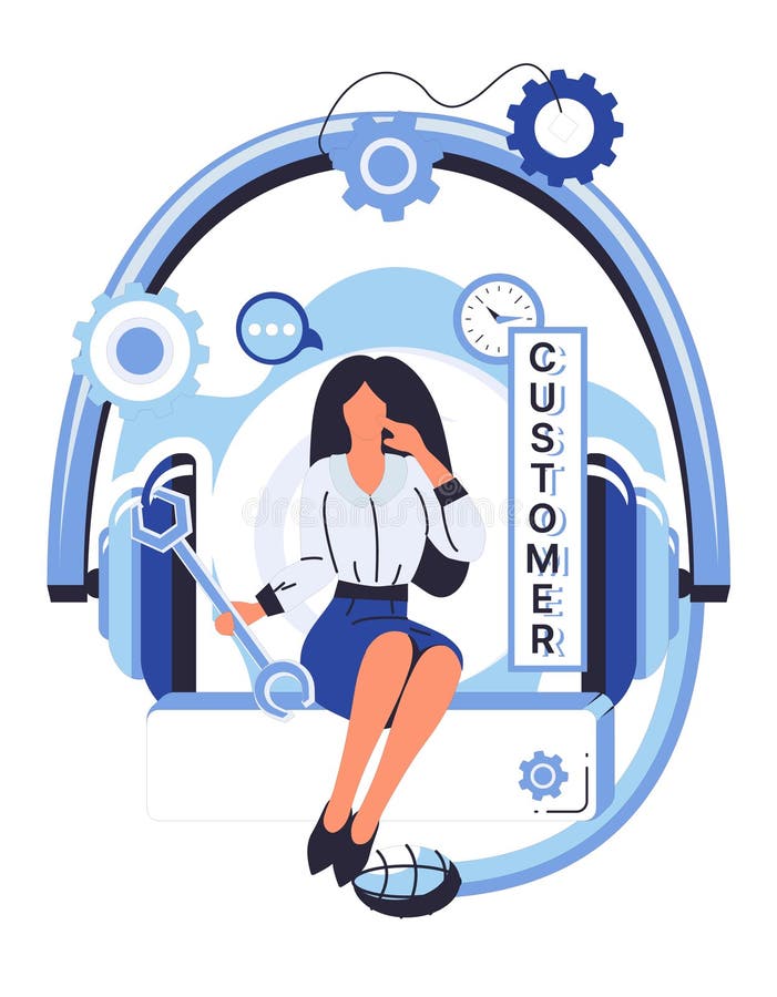 Client Support. the Call Center is Hub Assistance, Ready To Resolve ...