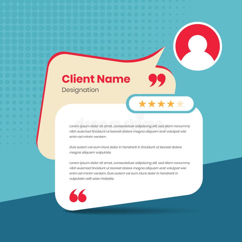 Client Testimonial and Customer Review Presentation Social Media Post ...