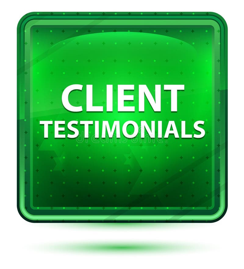 Testimonials Square Separator Stock Illustration - Illustration of ...