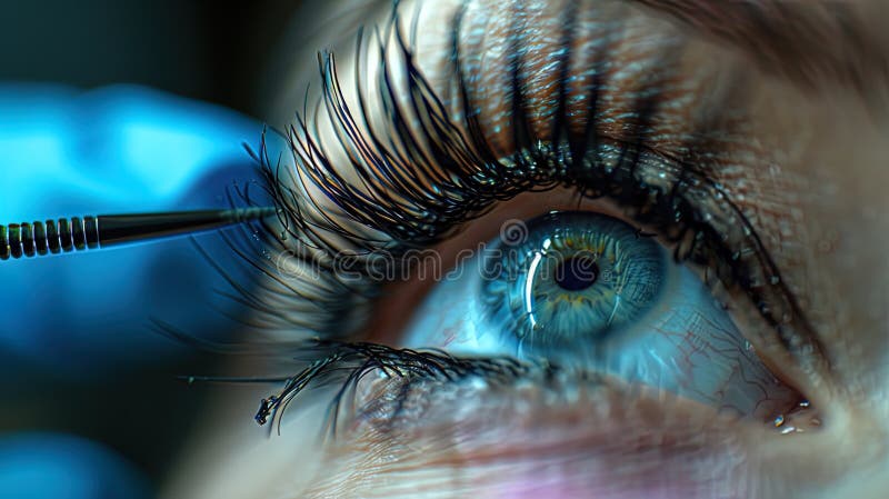 Client Undergoes Professional Eyelash Lamination, Achieving Beautifully ...