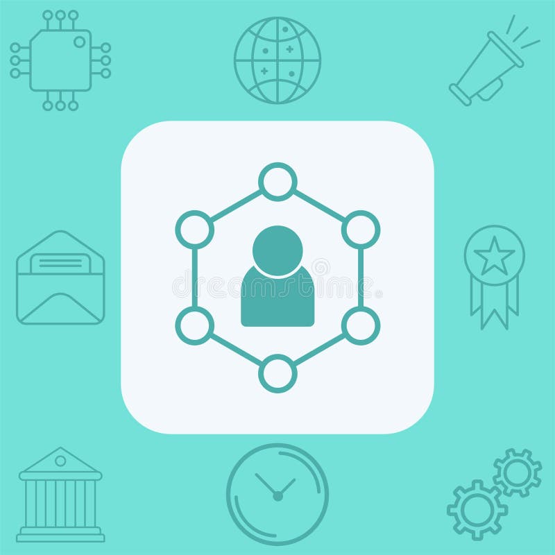 Client Vector Icon Sign Symbol Stock Illustration - Illustration of ...