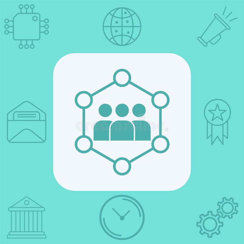 Client Vector Icon Sign Symbol Stock Illustration - Illustration of ...
