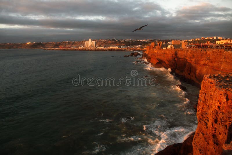 The cliff in africa stock photo. Image of sunset, blue - 73246662