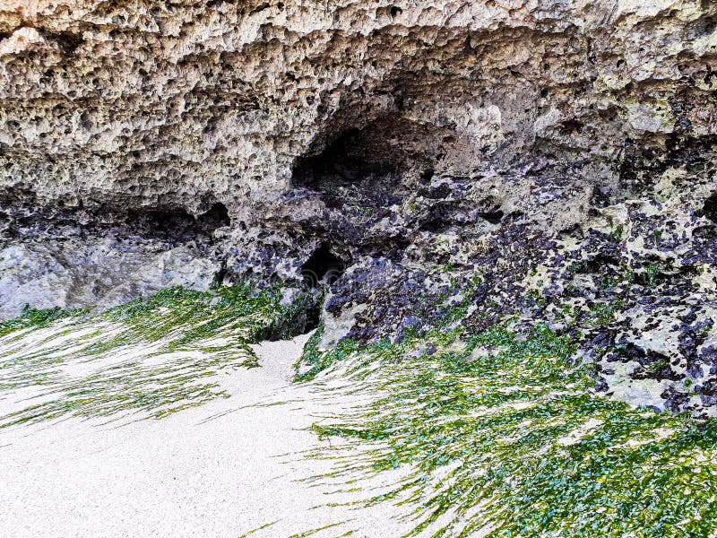 A Cliff that is so Beautiful and Forms a Hole Stock Photo - Image of ...