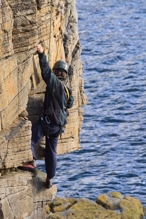 Cliff climber stock photo. Image of extreme, high, height - 3386200