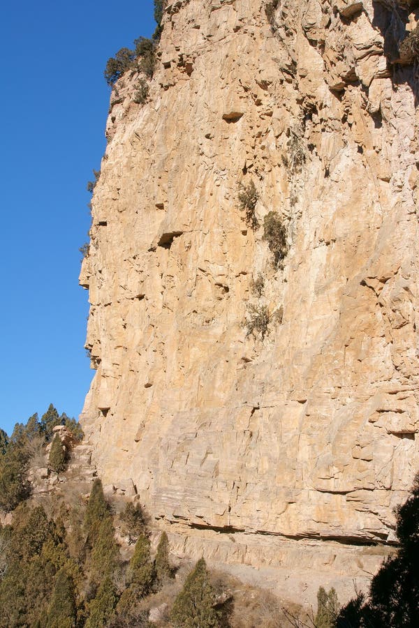 Cliff stock image. Image of cliffs, sharp, cliffy, forest - 48349047