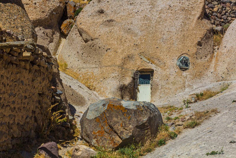 Cliff Dwelling in Kandovan Village, Ir Stock Image - Image of persia ...