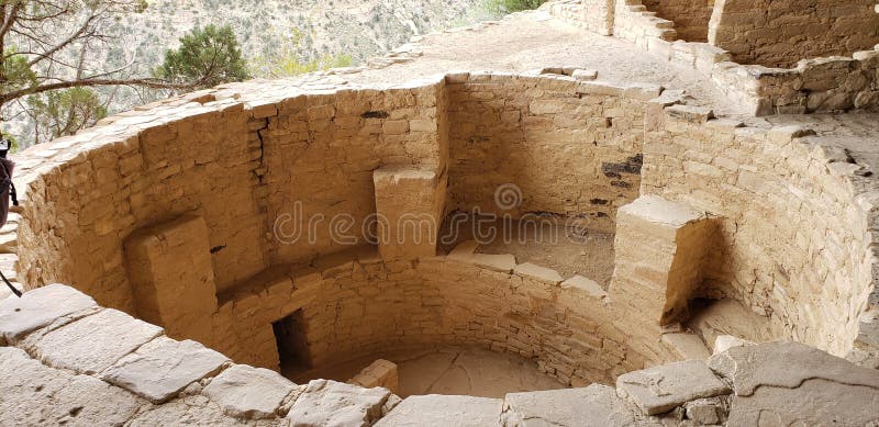 Cliff Dwelling from Mesa Verde National Park Colorado Stock Photo ...