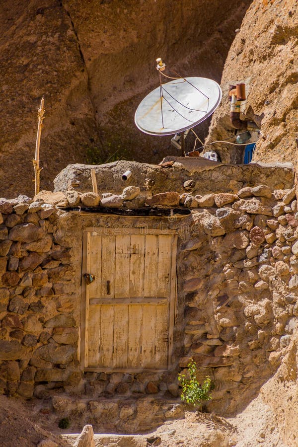 Cliff Dwelling in Village Kandovan, Ir Stock Image - Image of natural ...