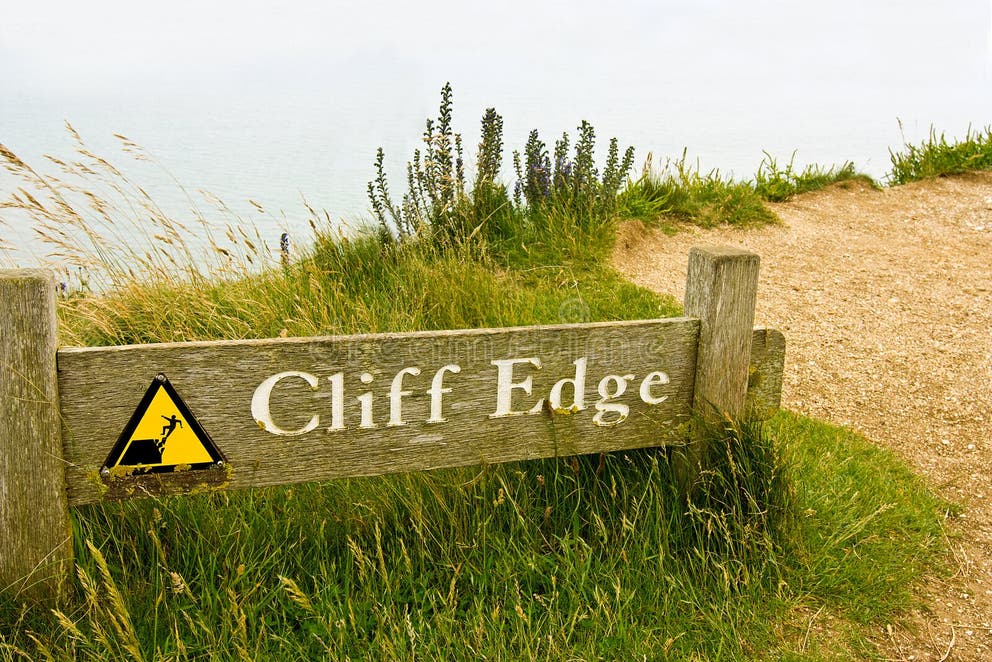 Cliff Edge stock image. Image of tourism, kingdom, grass - 25507873