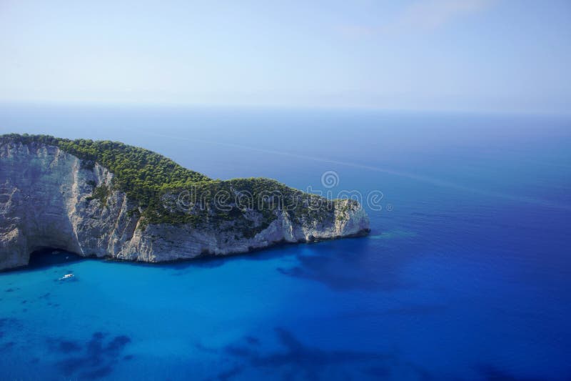 Cliff Face on Zakynthos Island Stock Photo - Image of zante, travel ...