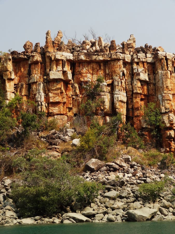 Cliff Formations, Kimberleys West Australia. Stock Image - Image of ...