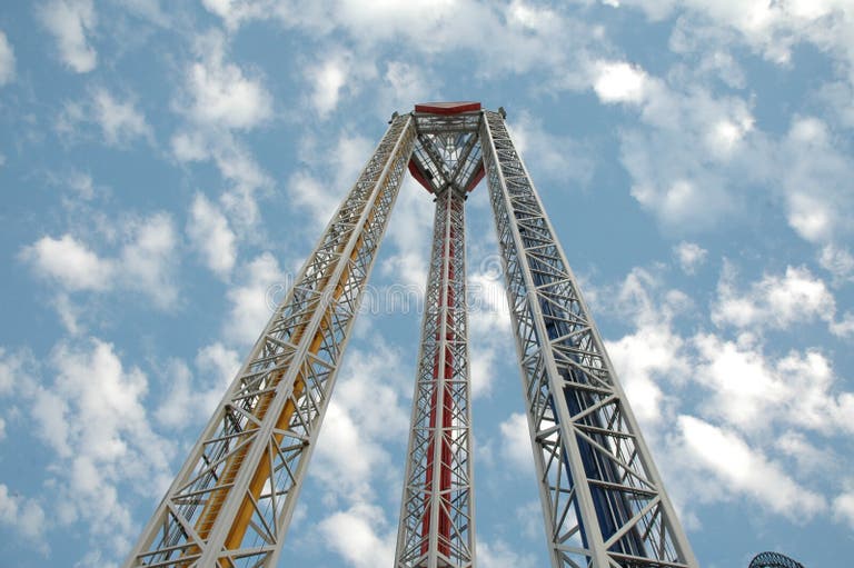 Cliff Hanging Ride stock image. Image of overcoming, knotts - 428755