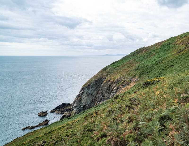 Cliff Overlook at Howth in Dublin Stock Photo - Image of ireland, hill ...
