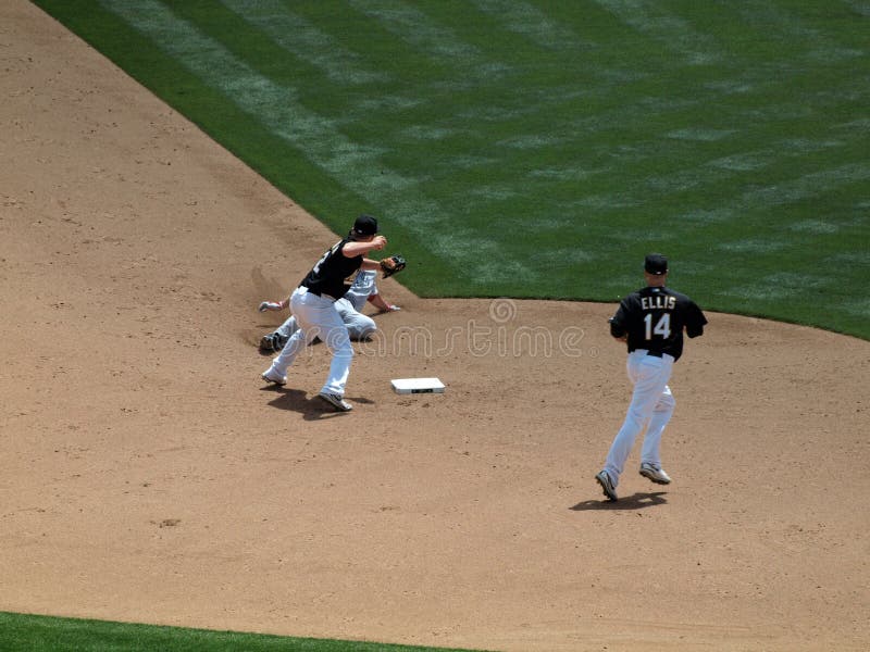 Cliff Pennington Turns To Throw To Turn Two Editorial Stock Image ...