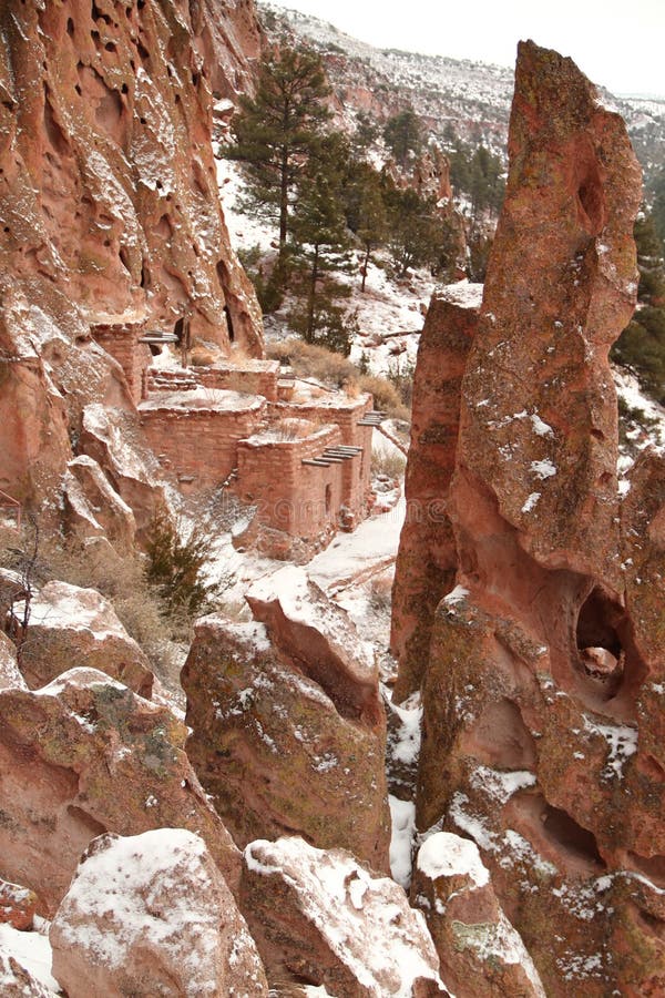 Cliff pueblo stock photo. Image of rocks, monument, national - 13120540