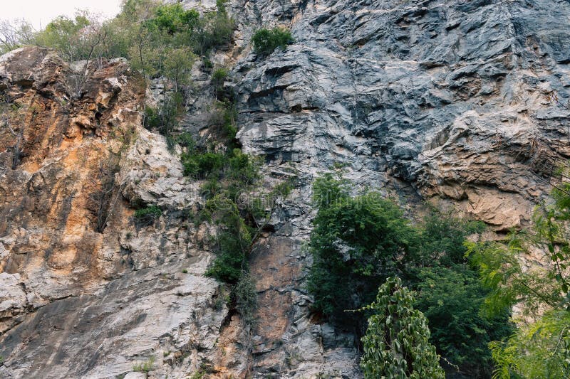 Cliff Rocks are Formed from Mountain Eruptions Stock Image - Image of ...